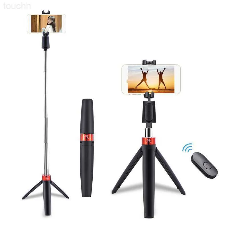 Universal Bluetooth Selfie Stick Tripod - Integrated Phone Holder ...