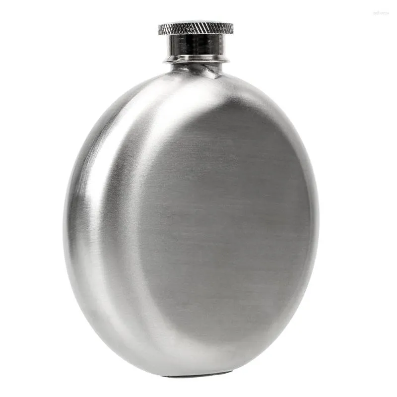 DHgate.com:HOOMIN Round Whiskey Flask 5 Oz Stainless Steel Wine Bottle ...