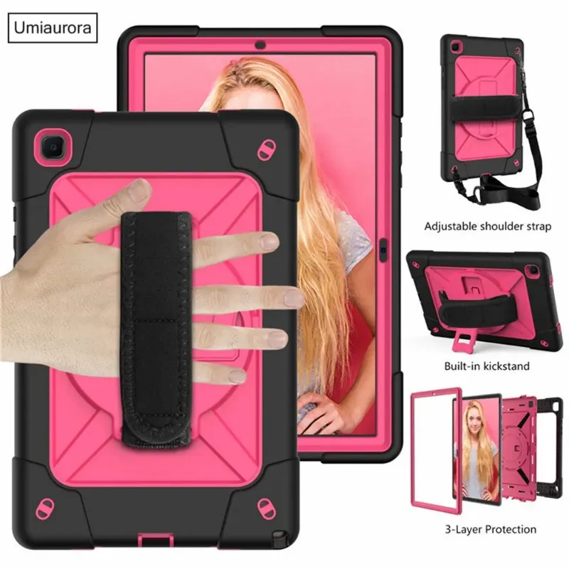 Kids Shockproof Tablet Case - Heavy Duty Rugged Cover with Stand ...