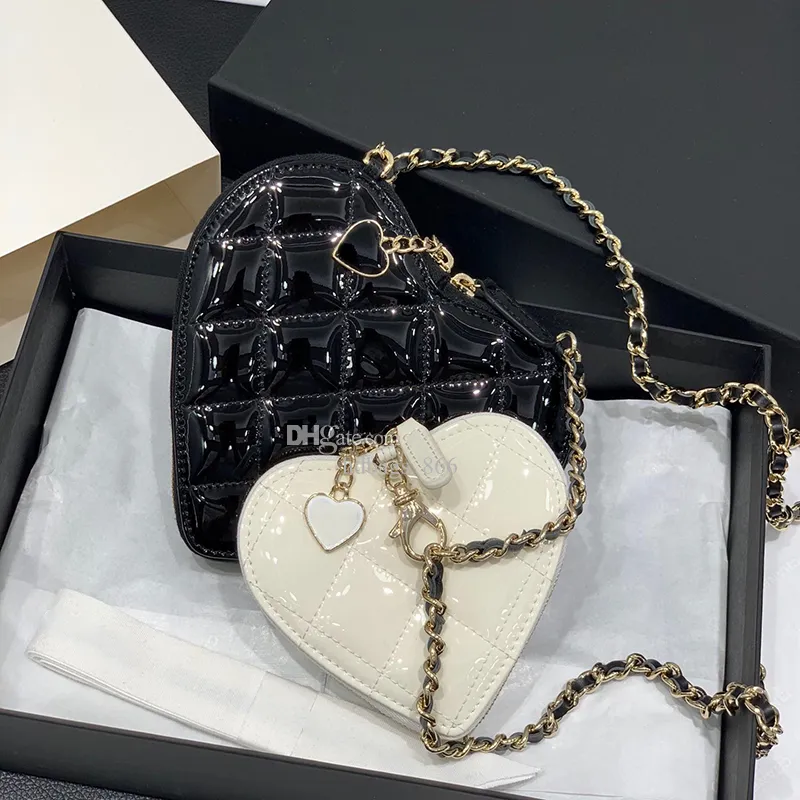 Designer Crossbody Bag 15cm Genuine Leather Love Bag With Compartments ...