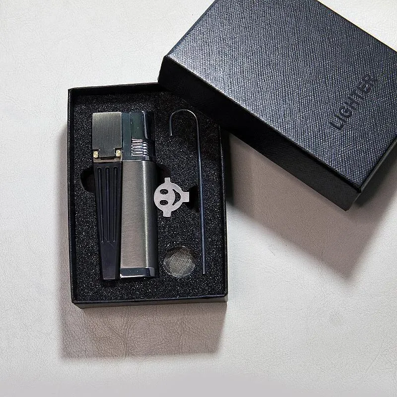DHgate.com:Foldable Metal Lighter Pipe Combination Set, Portable ...
