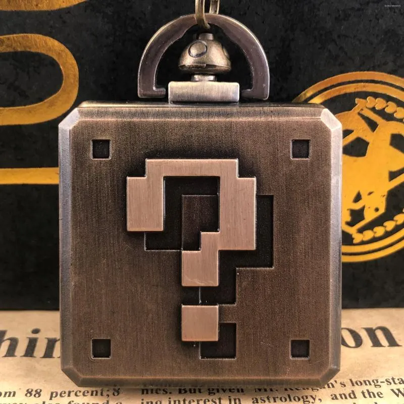 Steampunk Pocket Watch - Creative Question Mark Design, Unique Pendant ...
