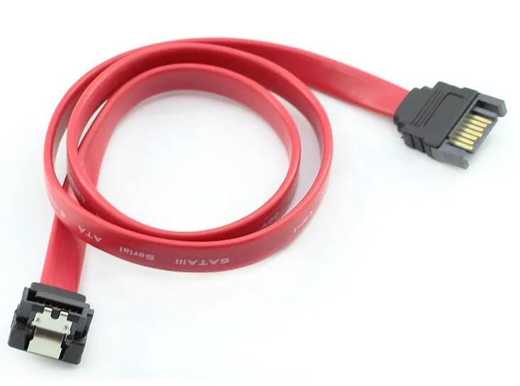 Cables De Disco Duro SATA 90 Grados En Ángulo De 7pin SATA 3.0 Cable De ...