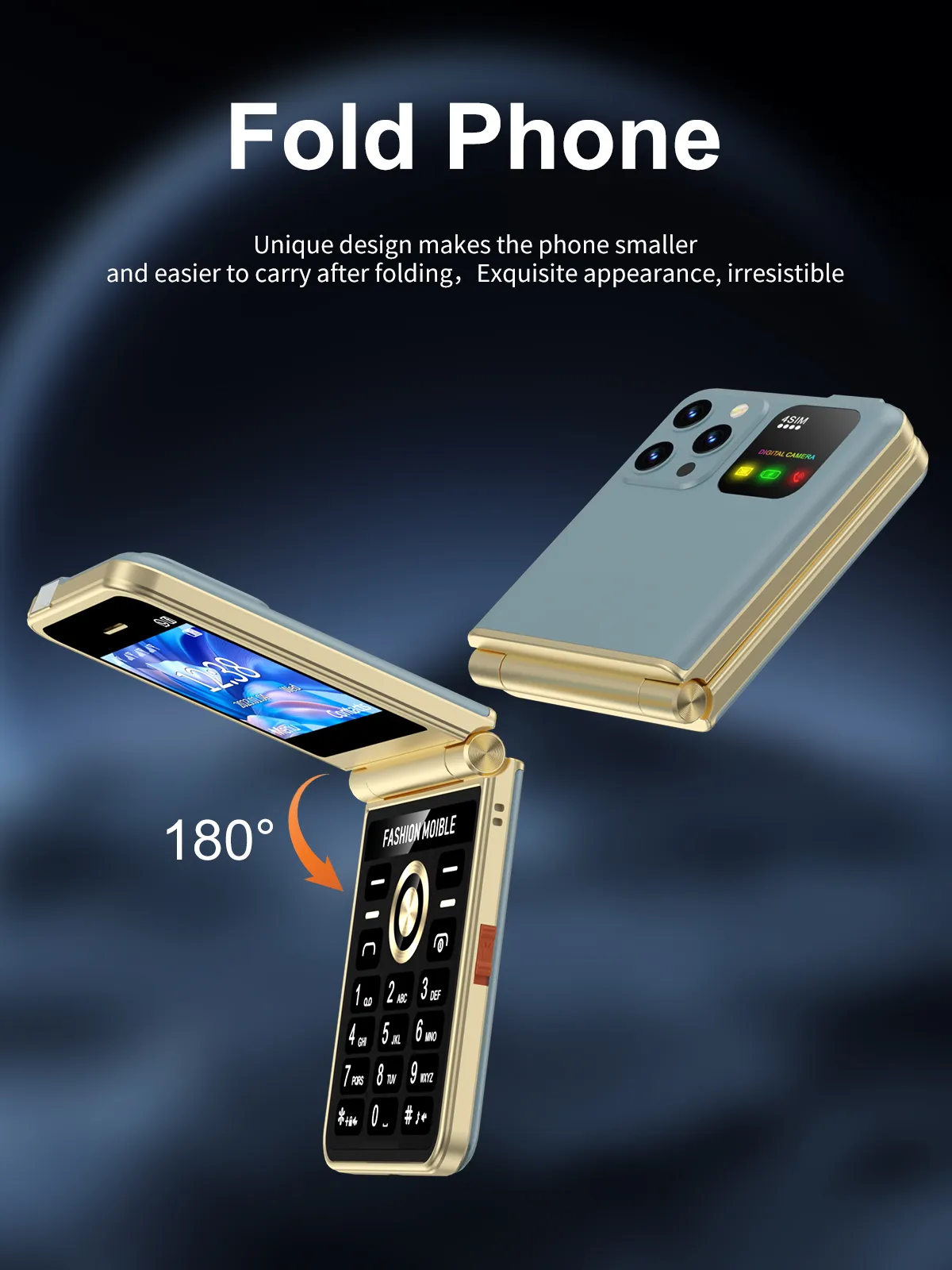 Großhandel Versorgung Entsperrtes P20 New Classic Flip Handy, 2,4 Zoll ...