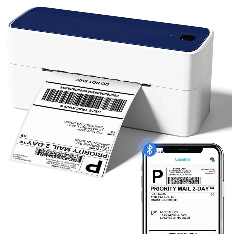 DHgate.com:Wireless Shipping Label Printer 4X6 - Inkless Thermal Label ...