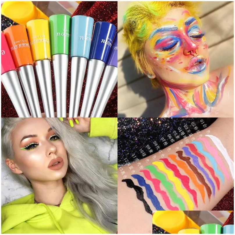 DHgate.com:Eyeliner Cmaadu Color Liquid 17 Colors Matte Quick Dry Long ...