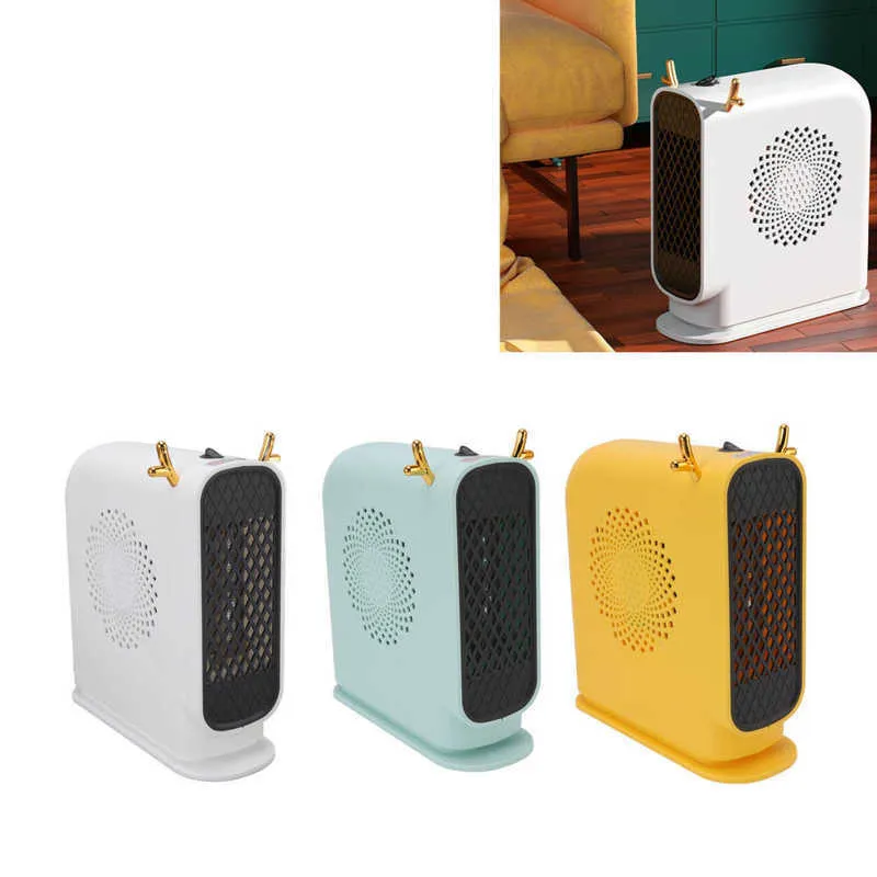 500W Portable Electric Heater, Mini Desktop Warmer Machine, Home ...