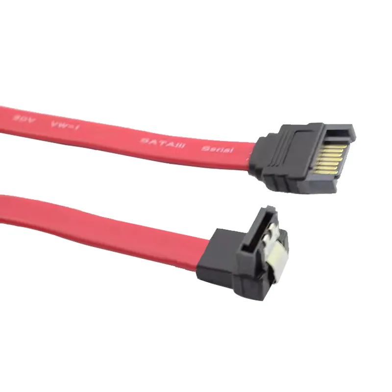 SATA Hard Drive Cables 90 Degree Angled 7Pin SATA 3.0 Extension Cable ...