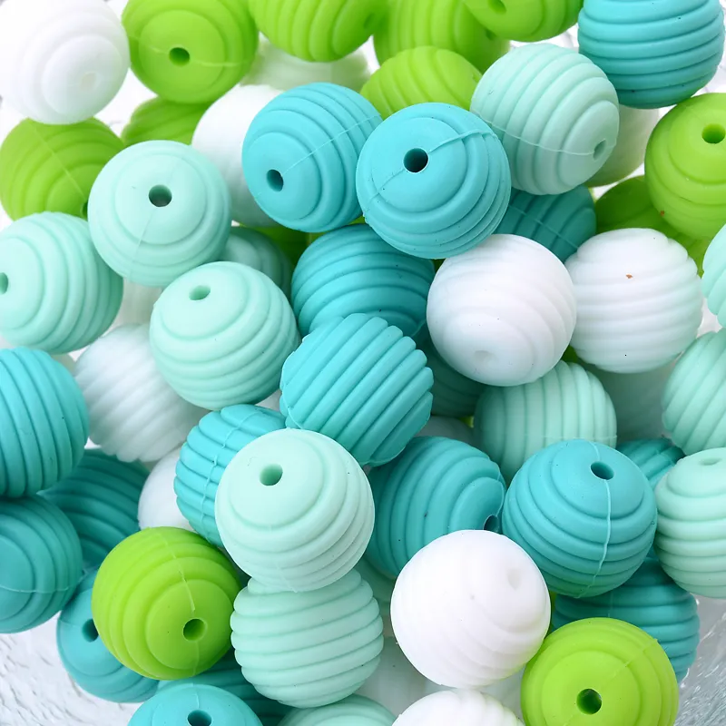 DHgate.com:15mm Silicone Teether Toys, 10Pcs/Lot, Round Beehive Beads ...