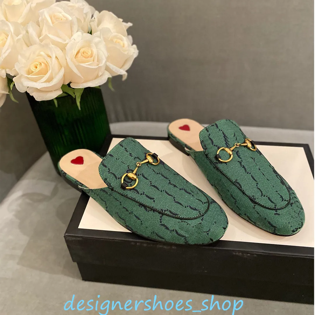 Luxury Leather Slip On Mules With Quilted Hardware And Backless Design ...