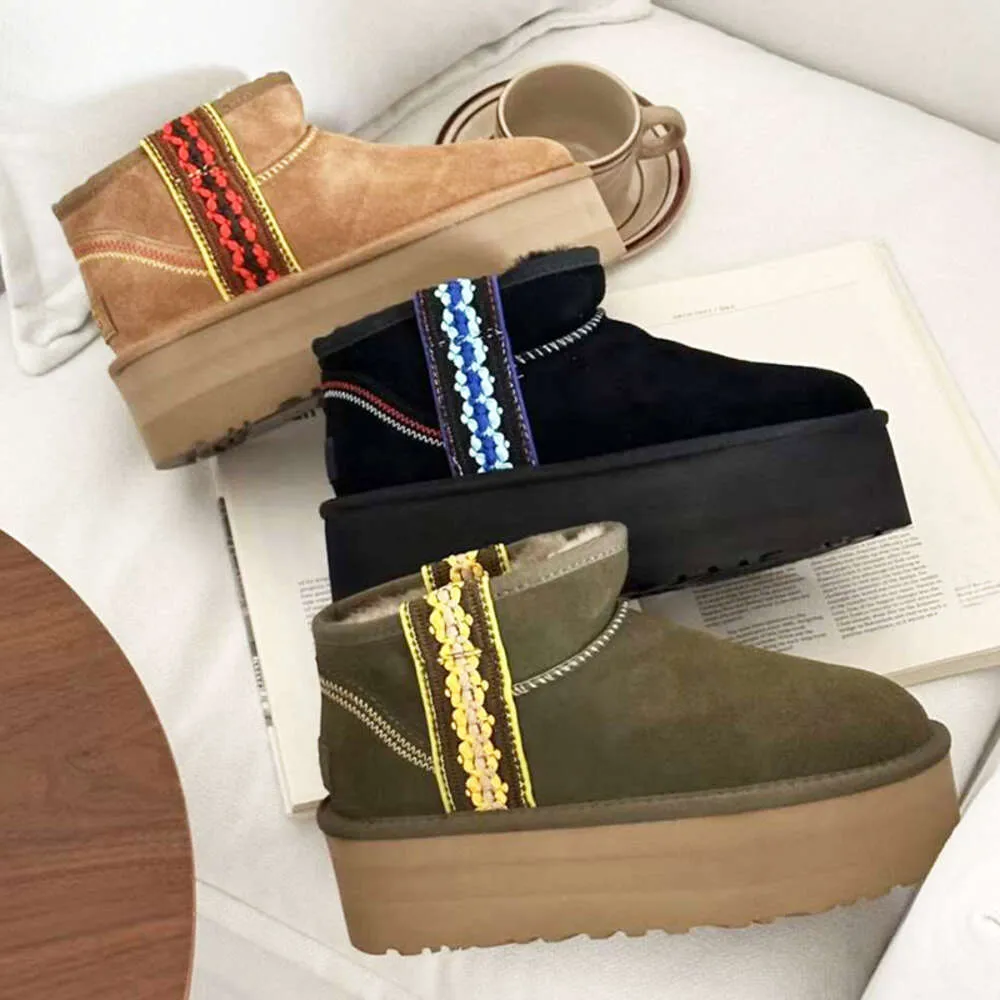 Luxurious Australian Womens Designer Ultra Mini Shearling Boots With ...