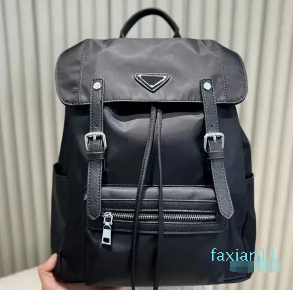 DHgate.com:Womens Triangle Backpack Purse: Stylish Black Designer ...
