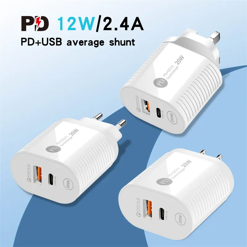 PD 12W Mobile Phone Fast Charger with 5V/3A Type-C PD Charging Head ...