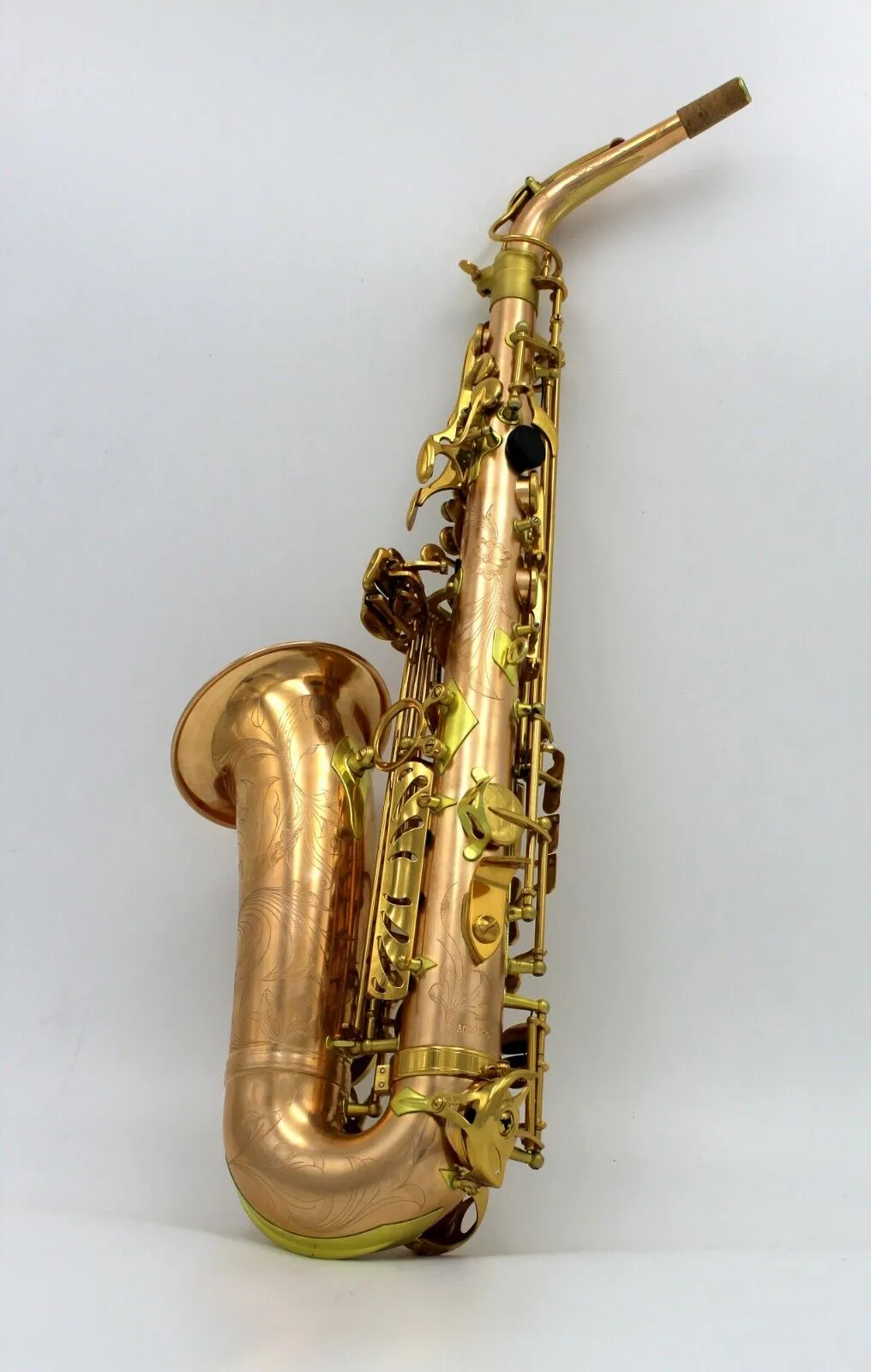 DHgate.com:Eastern Music Unlacquered Rose Copper Alto Saxophone with ...