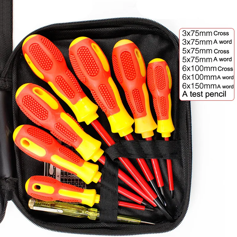 1000V Insulated Screwdriver Set - Electrician Grade, Anti-Slip Grip ...
