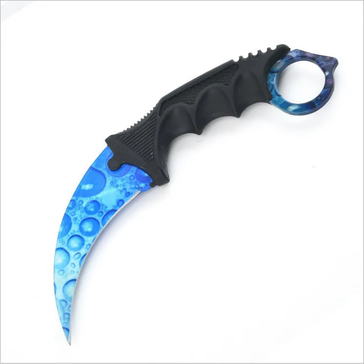 Tactical Karambit Knife Hawkbill With Sheath And Cord Curved Blade ...