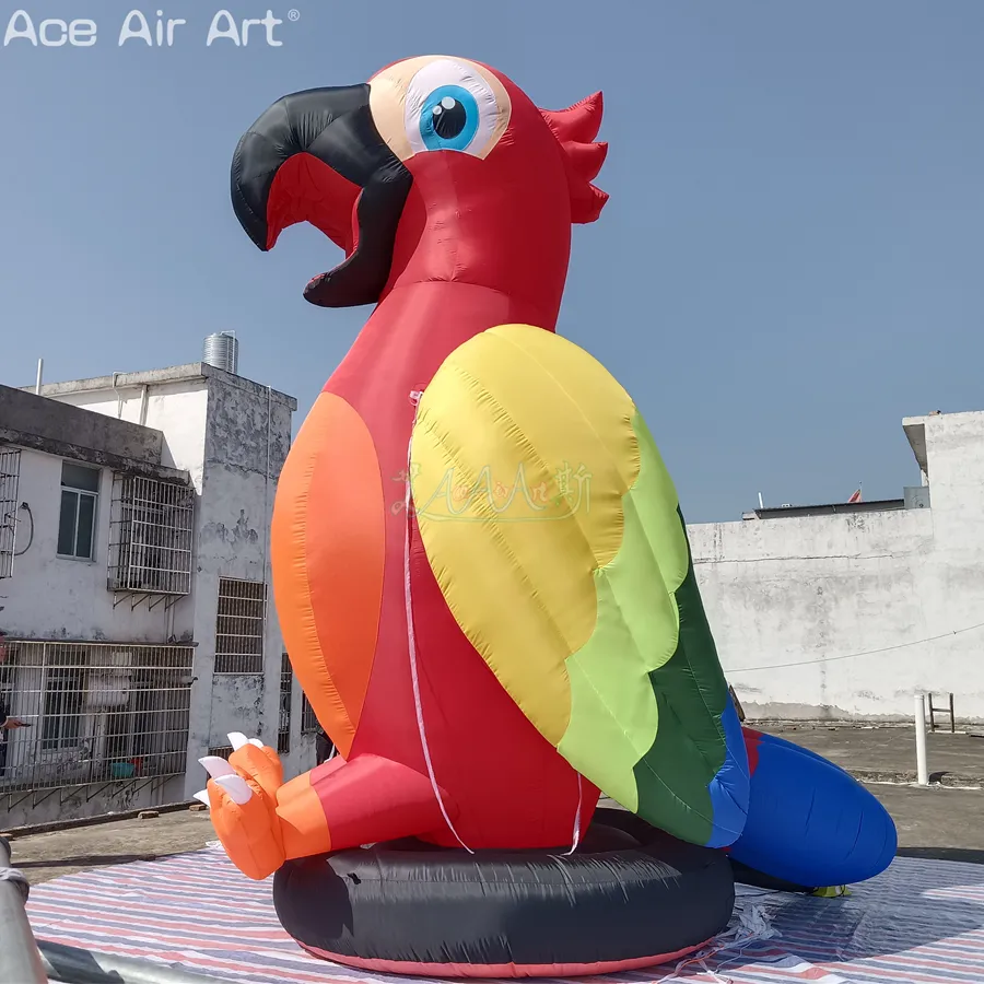 Wholesale 5m H Inflatable Parrot Model Perfect For Outdoor Parties, Zoo ...