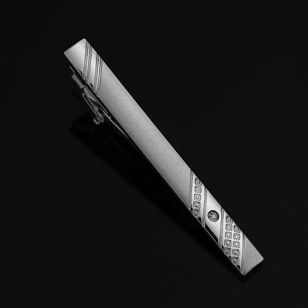 Metal Necktie Bar For Men Crystal Embellished Silver Evening Dress ...