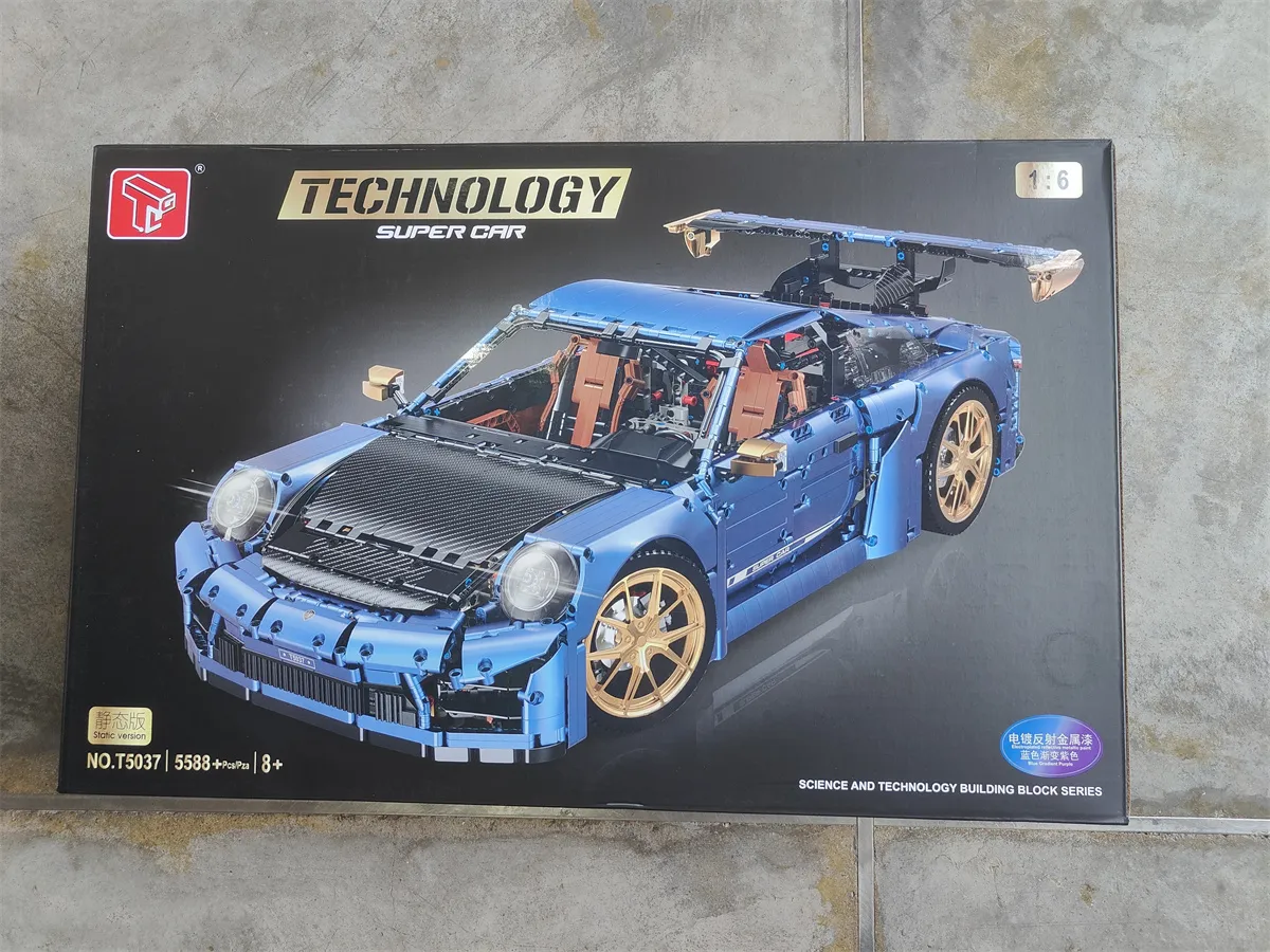 Ultimate High-Tech Sport Car Building Blocks Kit with Motor - Perfect ...