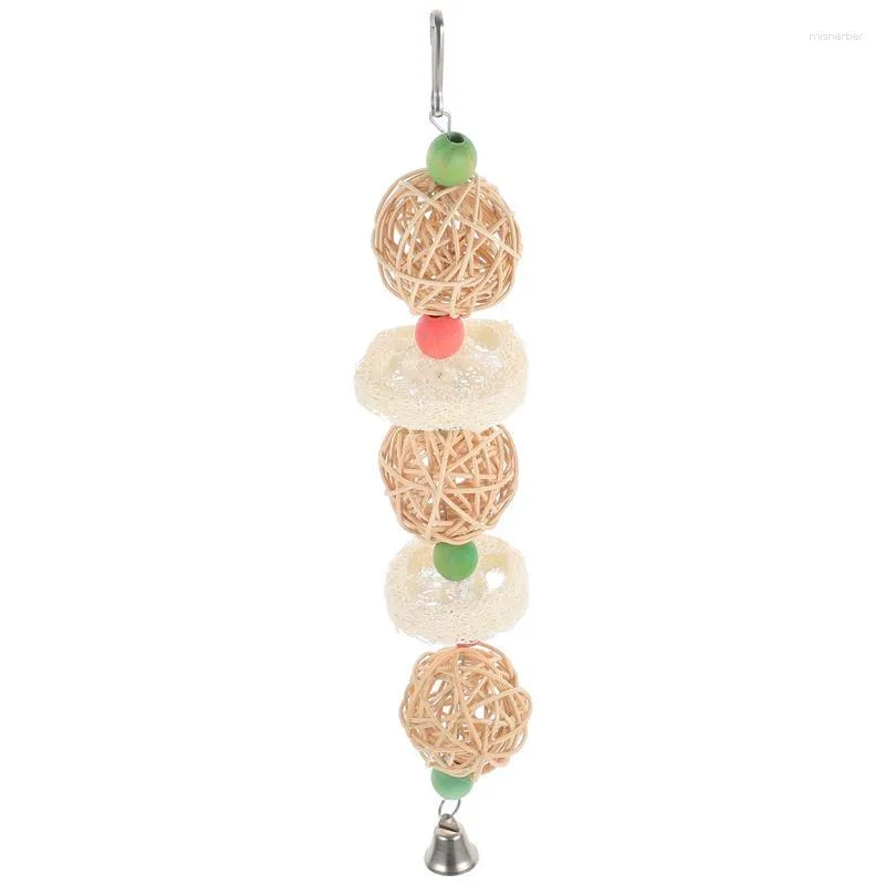 DHgate.com:Wooden Parrot Ball Biting Toy, Hanging Chewing Swing for ...