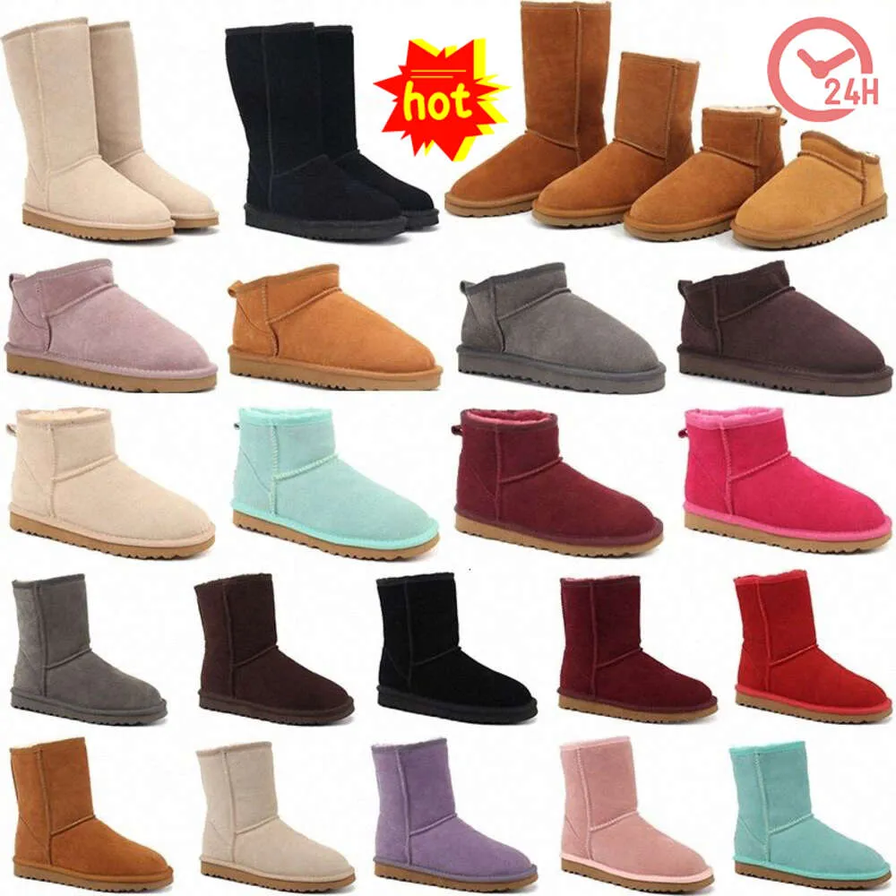 Australian Women's Classic Warm Ladies Snow Boots With Full Fur And ...