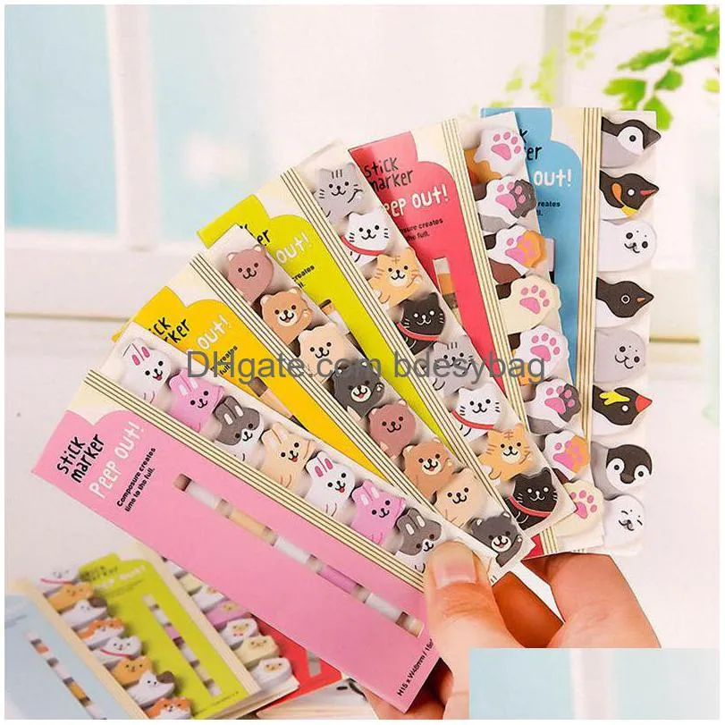 DHgate.com:Kawaii Sticky Notes, Cute Animal Memo Pad for Office and ...