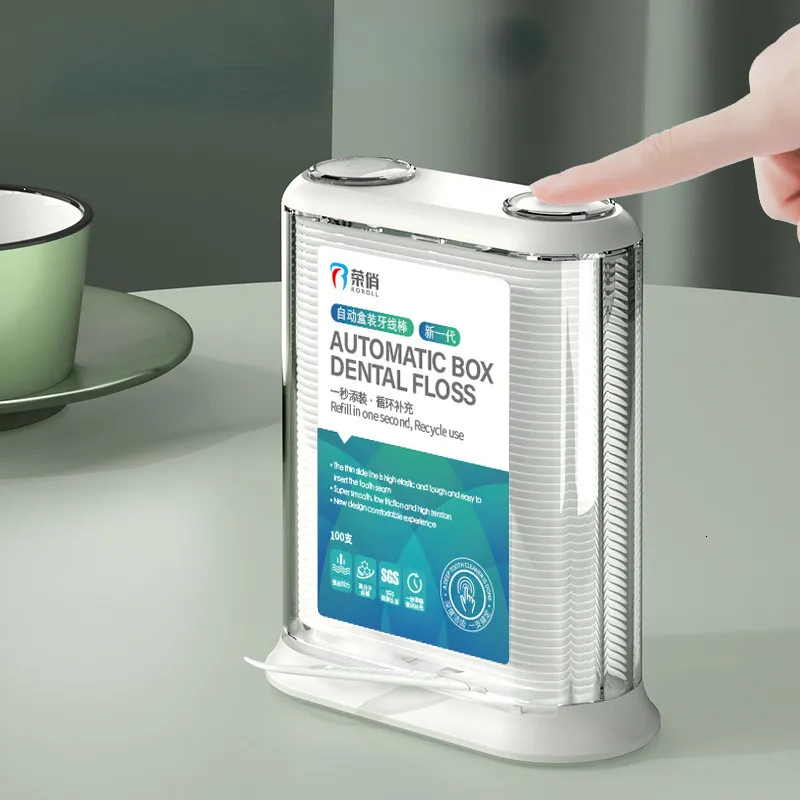 DHgate.com:"Auto-Pop Flosser Dispenser | 230 Reusable Picks | Easy ...