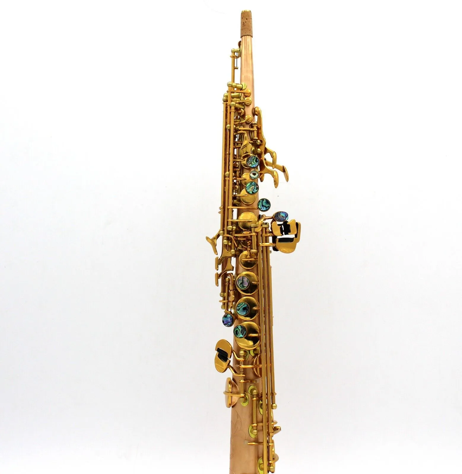 Eastern Music Soprano Saxophone - Rose Brass Body, Unlacquered Finish ...