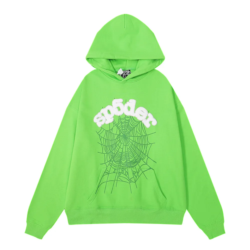 Ins Trends Brand Spider Sudadera Con Capucha Sp5der Young Thug 555555 ...