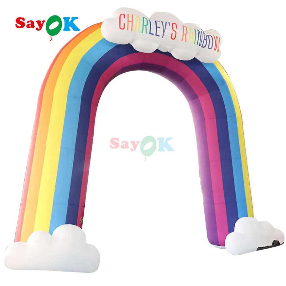 DHgate.com:Rainbow Inflatable Arch Entry Gate for Events, Weddings ...