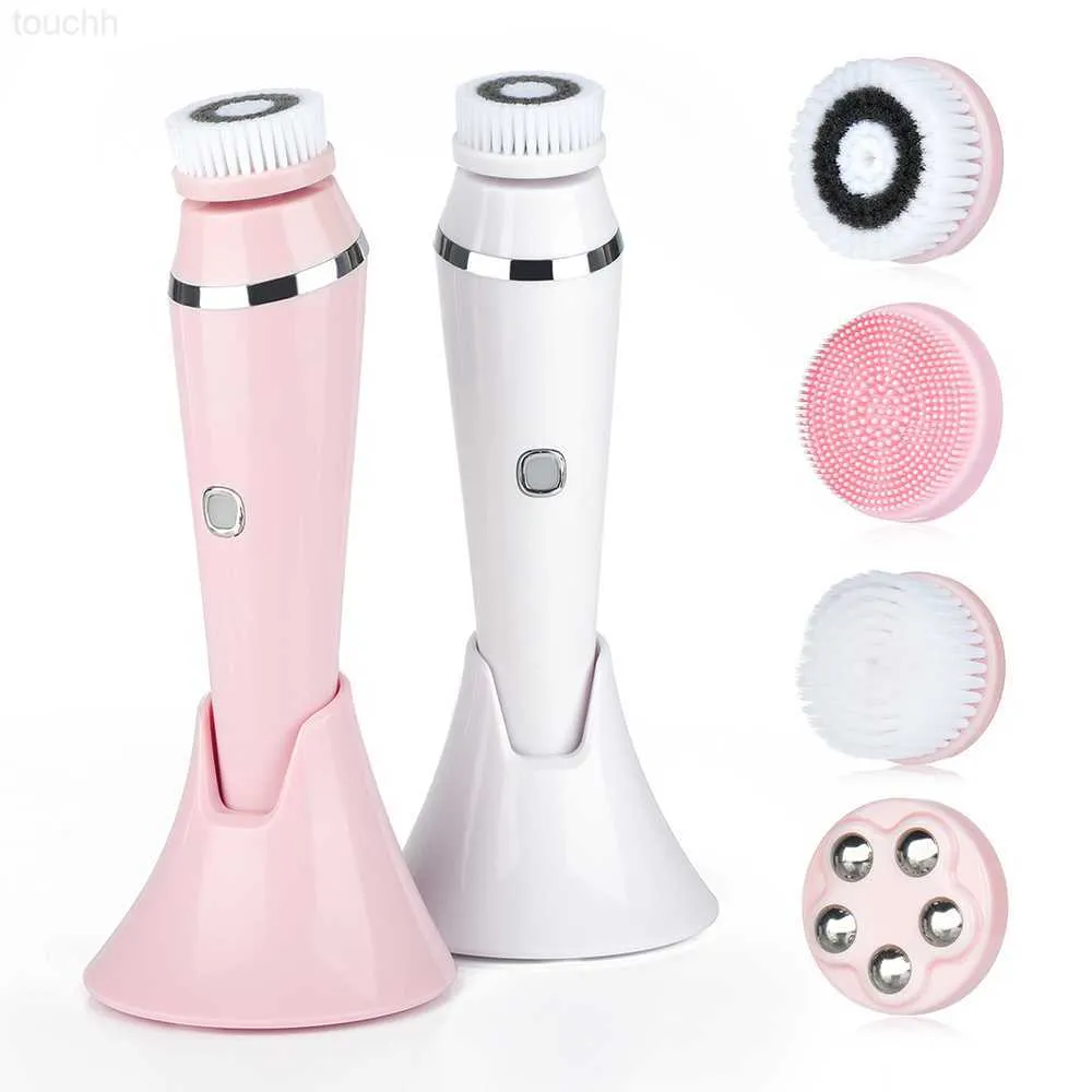 Sonic Facial Cleanser Brush - Electric Face Scrubber for Deep Pore ...