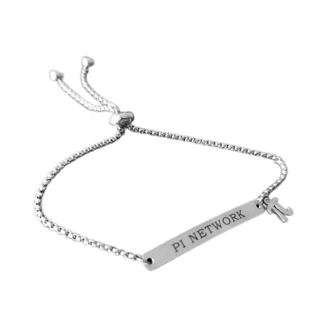 Adjustable Math Symbol Bracelets Engraved Bent Tag Pai Infinity Charms ...