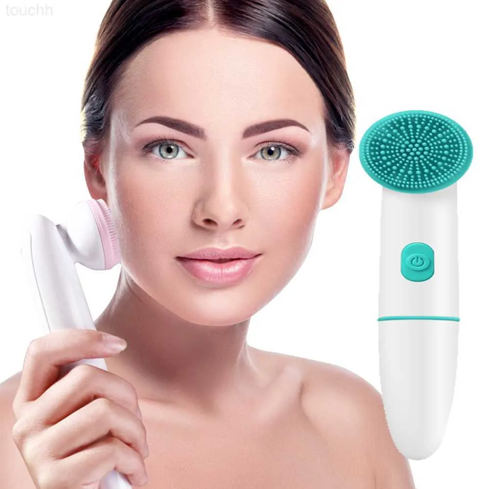 Electric Face Brush 2 In 1: Silicone Face Scrubber For Deep Pore ...