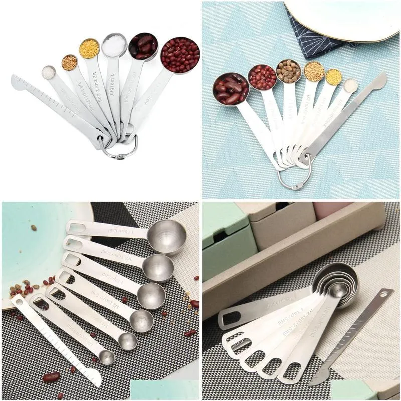 DHgate.com:Measuring Tools Home Cooking Baking Stainless Steel Spoons ...