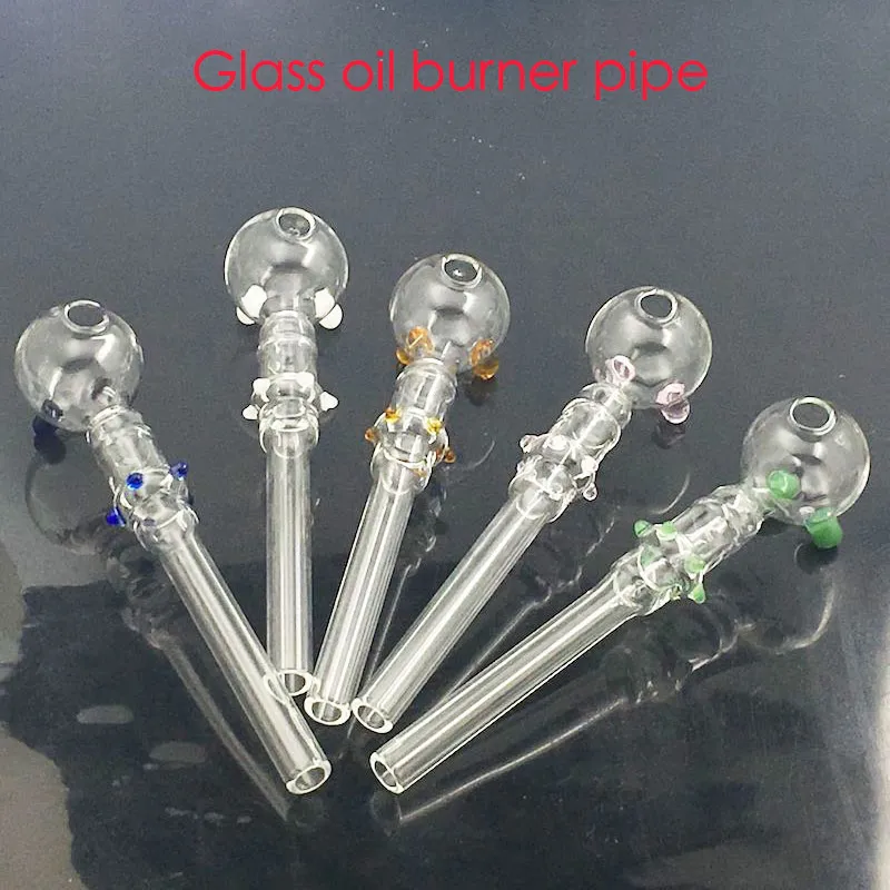 Thick Pyrex Glass Oil Burner Pipe 14cm/5.5 Borosilicate Smoking Tube ...