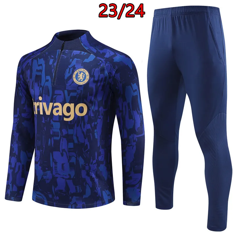 CFC Chelsea Soccer Tracksuit Training Suit For Men And Kids 2023/2024 ...
