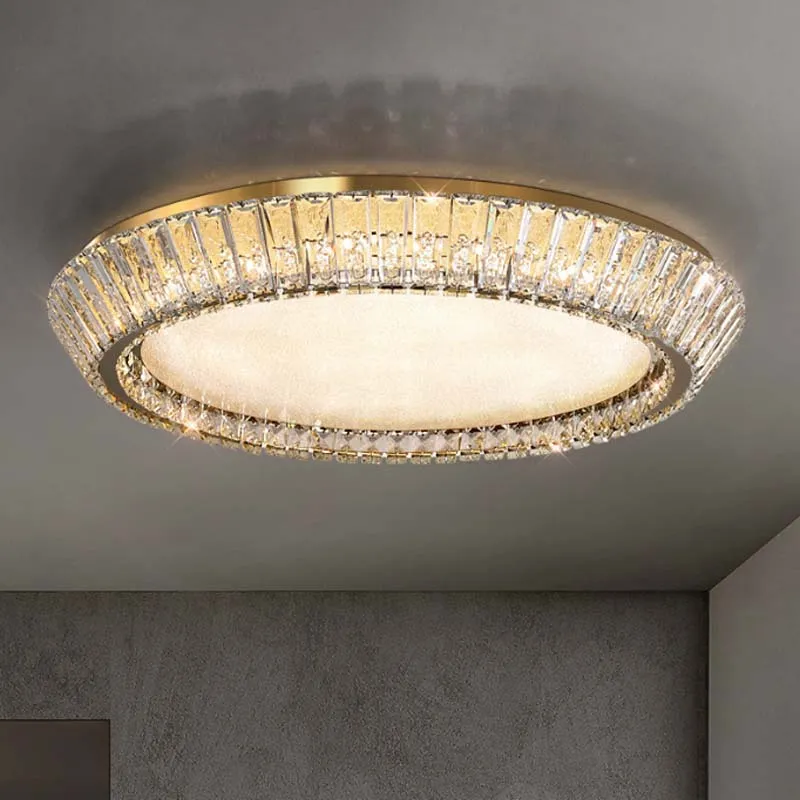 DHgate.com:Luxury Gold Crystal Led Ceiling Lights Home Living Dining ...