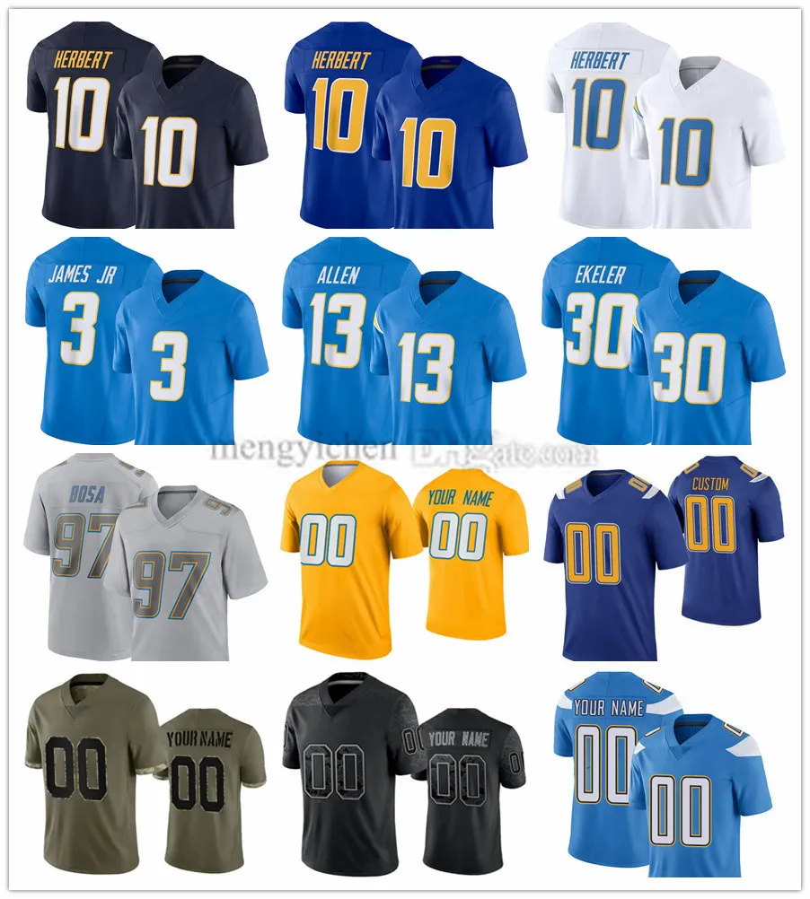 DHgate.com:2024 Football Jerseys: Herbert, Ekeler, Mack, Allen, Bosa ...