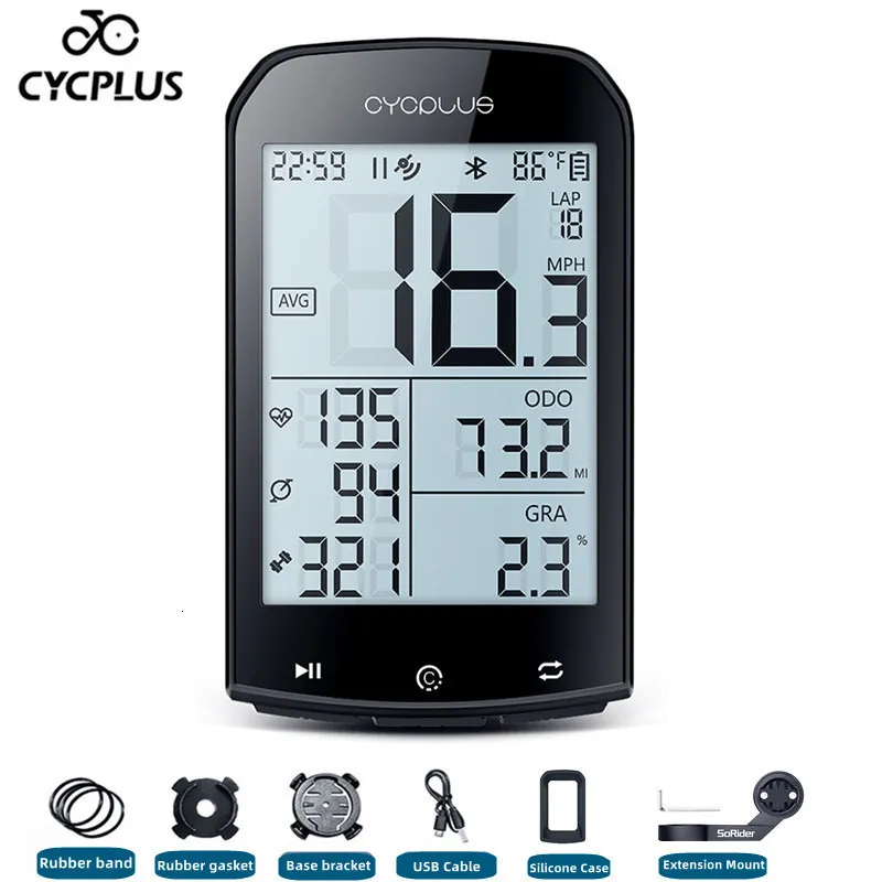 DHgate.com:CYCPLUS M1 Bicycle Computer GPS Wireless Odometer Mountain Bike Road Cyclocomputer ...