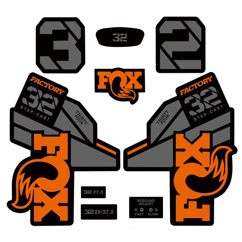 DHgate.com:Bicycle Fork Decals Decoration Mountain Bike Sticker - 32 ...