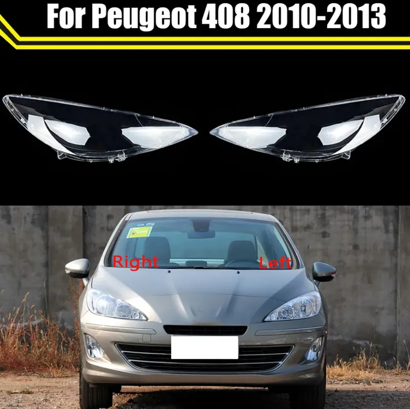 DHgate.com:Transparent Headlight Lens Cover Caps For Peugeot 408 2010 ...