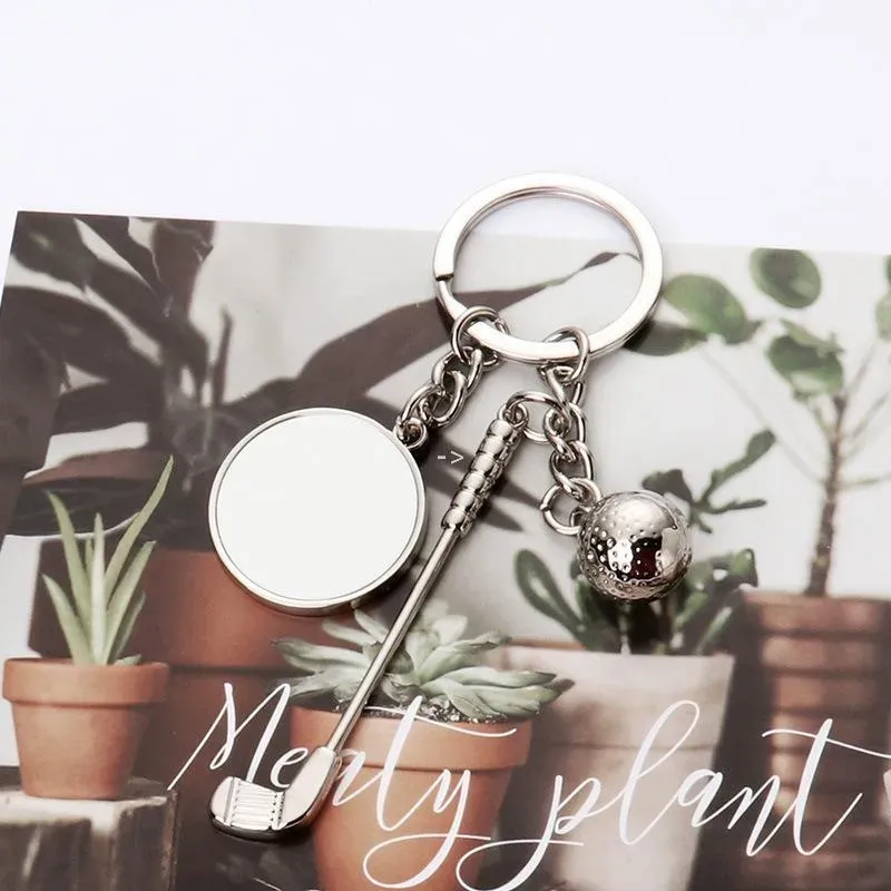 Heart Shaped Round Keychain With Sublimation Blank Heat Transfer ...