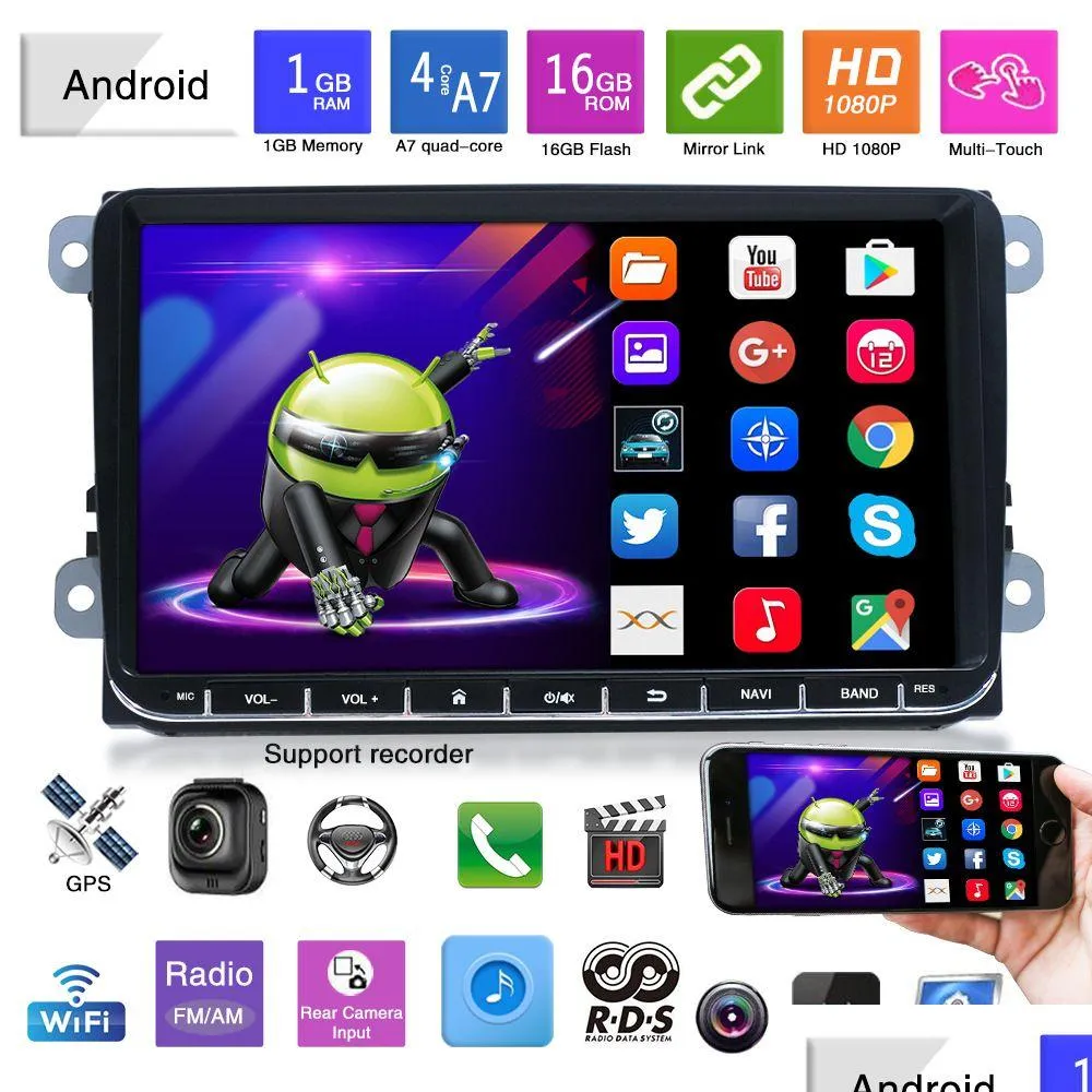 DHgate.com:9 Inch Android Car DVD Player with Navigation, MP5 Radio ...