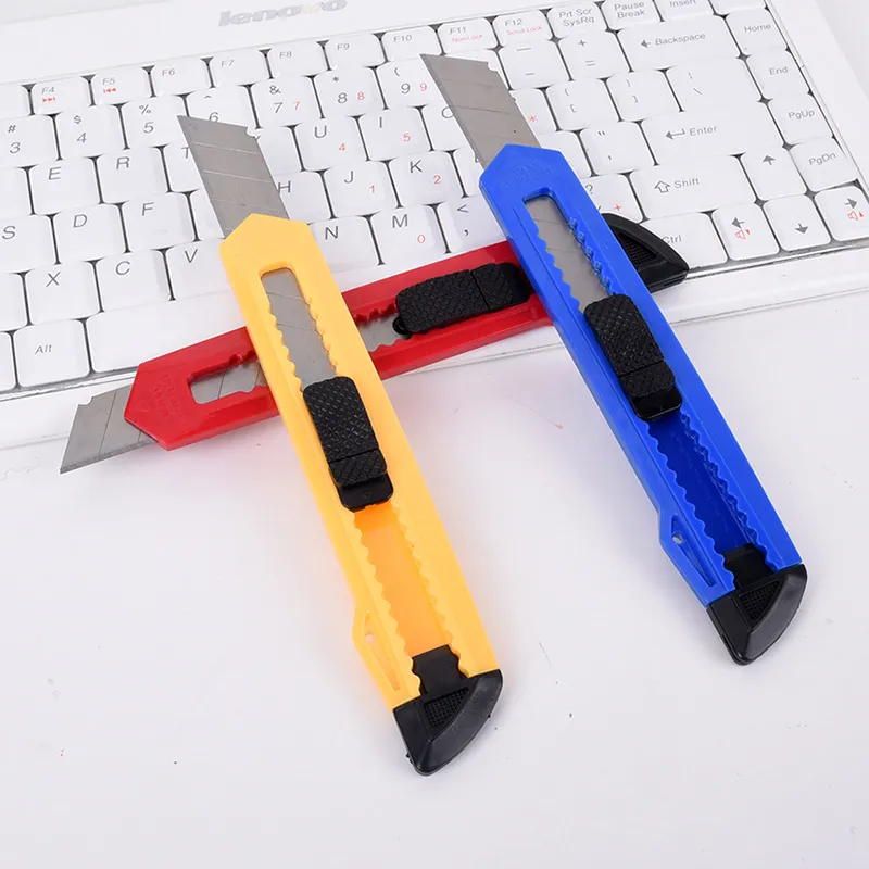 Auto-Lock Utility Knife - Heavy Duty Stainless Steel Box Cutter, Multi ...