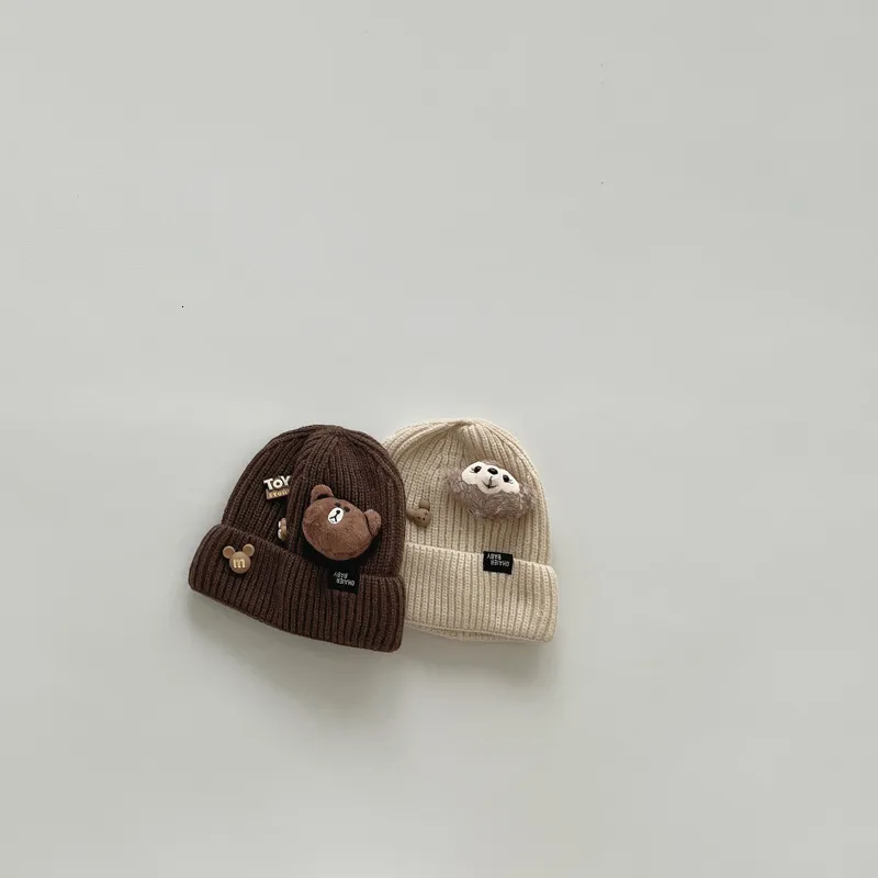 Caps Hats Autumn Winter Lovely Cartoon Animal Accessories Kids Boys ...