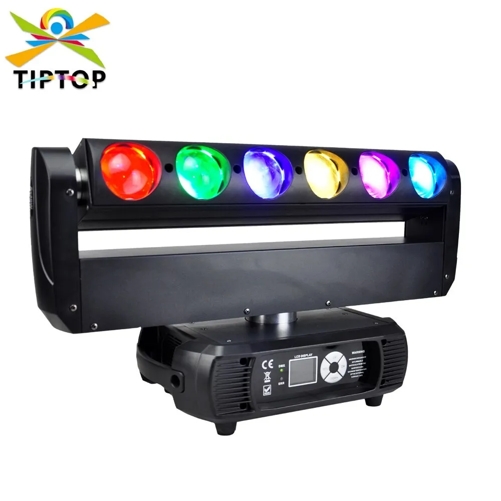 TIPTOP 6x40W RGBW Pixel LED Chauvet Dj Moving Lights With Auto Sound ...
