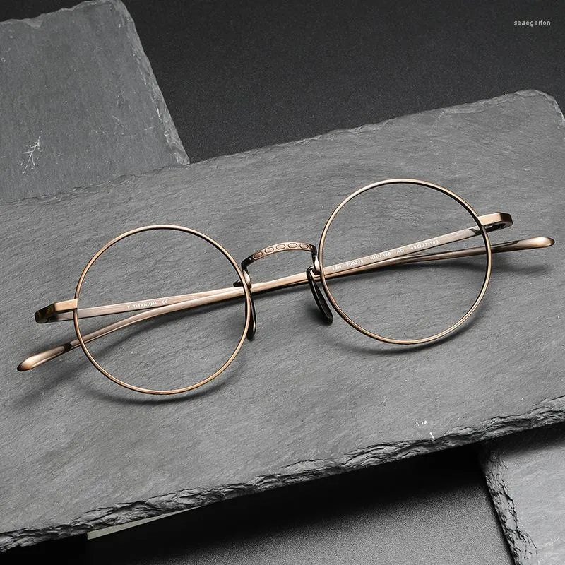 DHgate.com:Round Titanium Prescription Eyeglasses Frames | Unisex ...