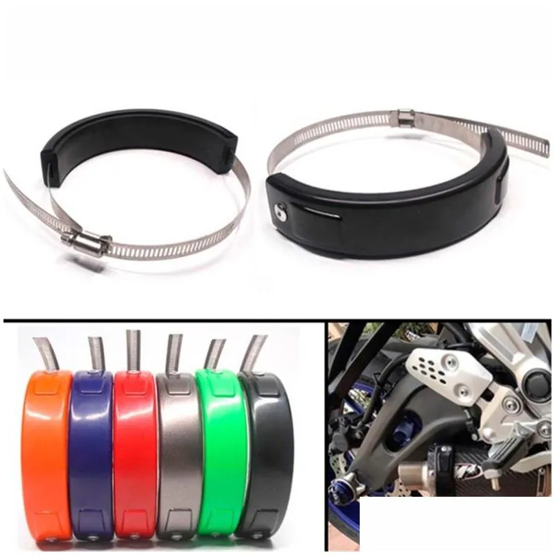DHgate.com:100-160mm Universal Motorcycle Exhaust Pipe Ring Protector ...