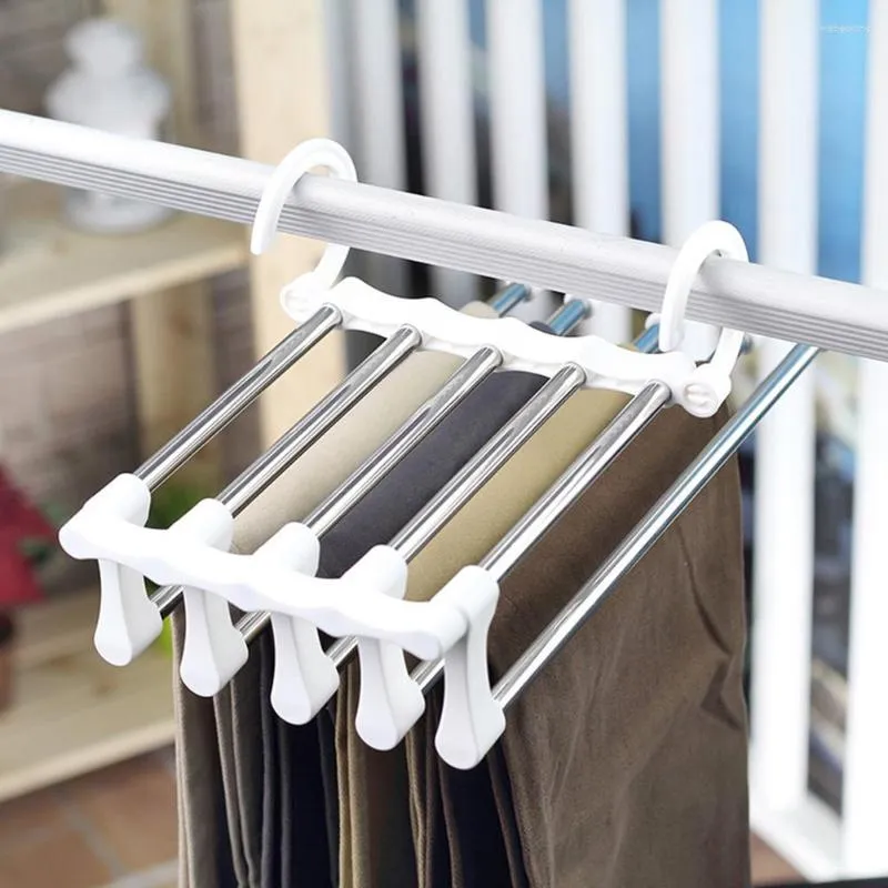 2-Pack Multi-Functional Clothes Hangers - Space Saving Pants Rack ...
