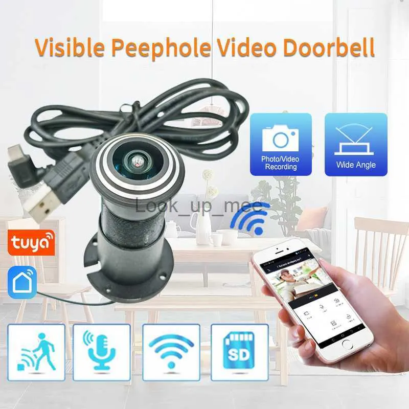 Smart WiFi Video Doorbell: HD Security Camera, Motion Detection, Two-Way Audio, Auto Record ...